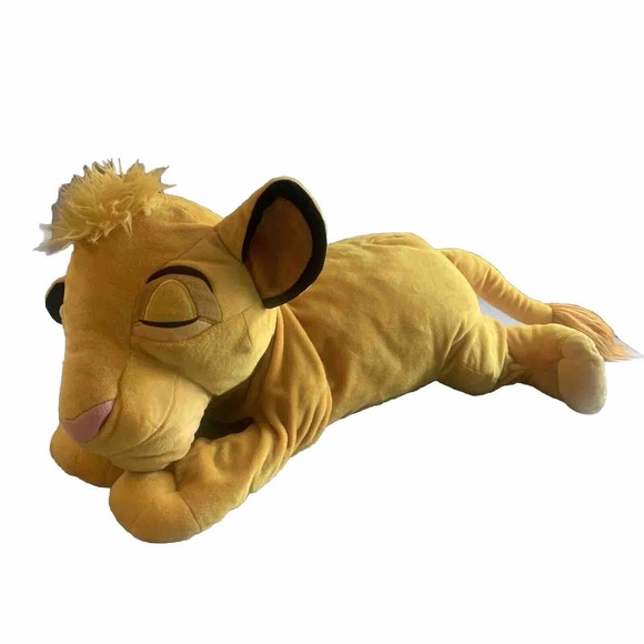 Disney | Toys | Disney The Lion King Sleeping Simba Mega Big Plush ...